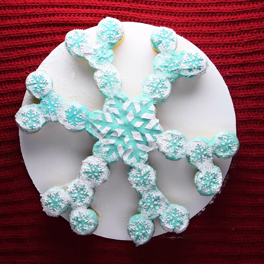 Snowflake Cupcakes By Cake
