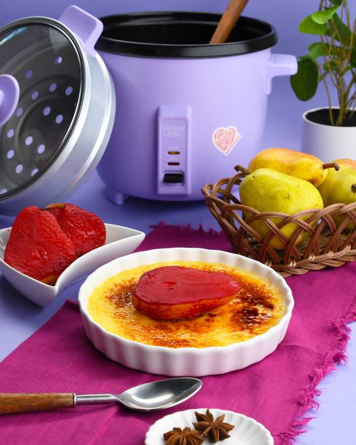 Poached Pear Creme Brulee - So Yummy - Video Recipes, Easy Dinner Ideas ...